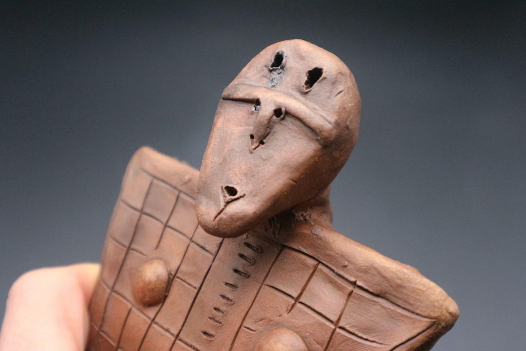 Ancient Ceramic Figurine, Dogu Japan, Ancient Ceramic Figurine, Jomon ...