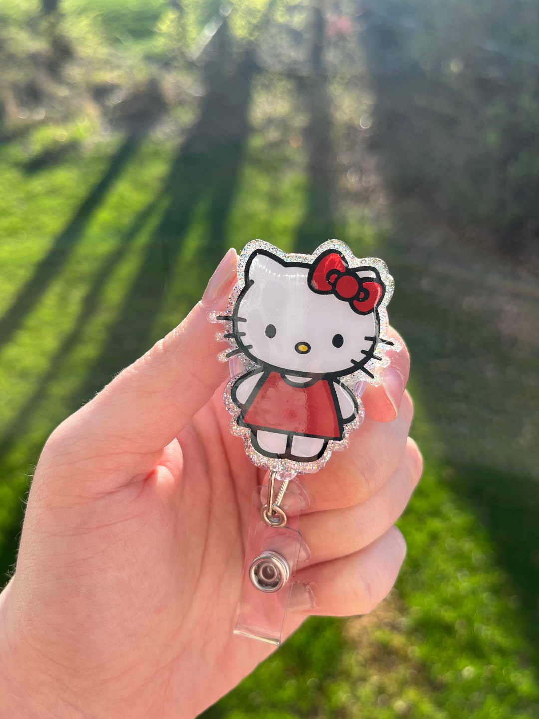 Kitty Reel Animal Reel Badge Reels Nurse Teacher Doctor Medical Gift ...