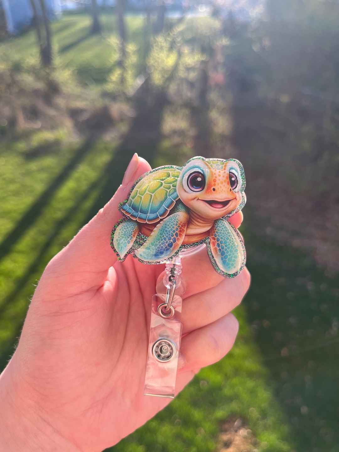 Turtle Reel Animal Reel Badge Reels Nurse Teacher Doctor Medical Gift ...