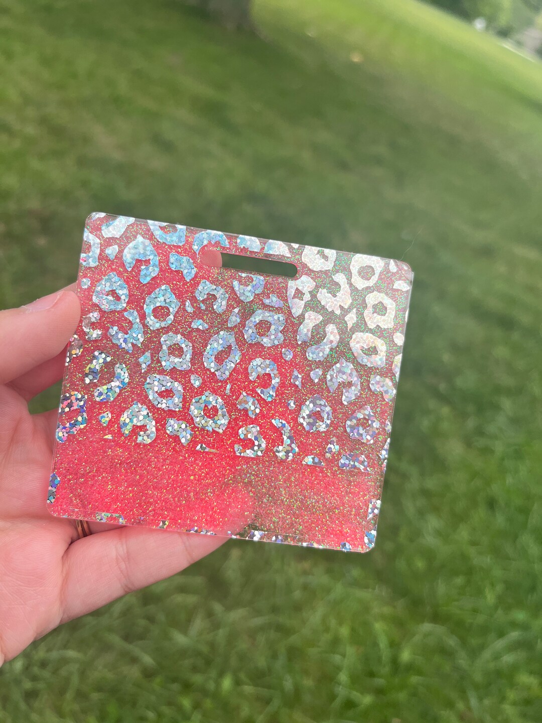 Leopard Badge Buddy Customizable Choose Your Color Badge Buddy Teacher ...