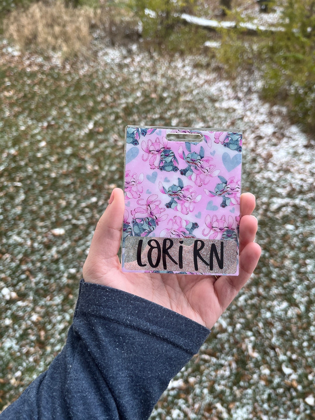 Stitch Buddy Princesses Badge Buddy Nurse Doctor Teacher Gift Angel and ...