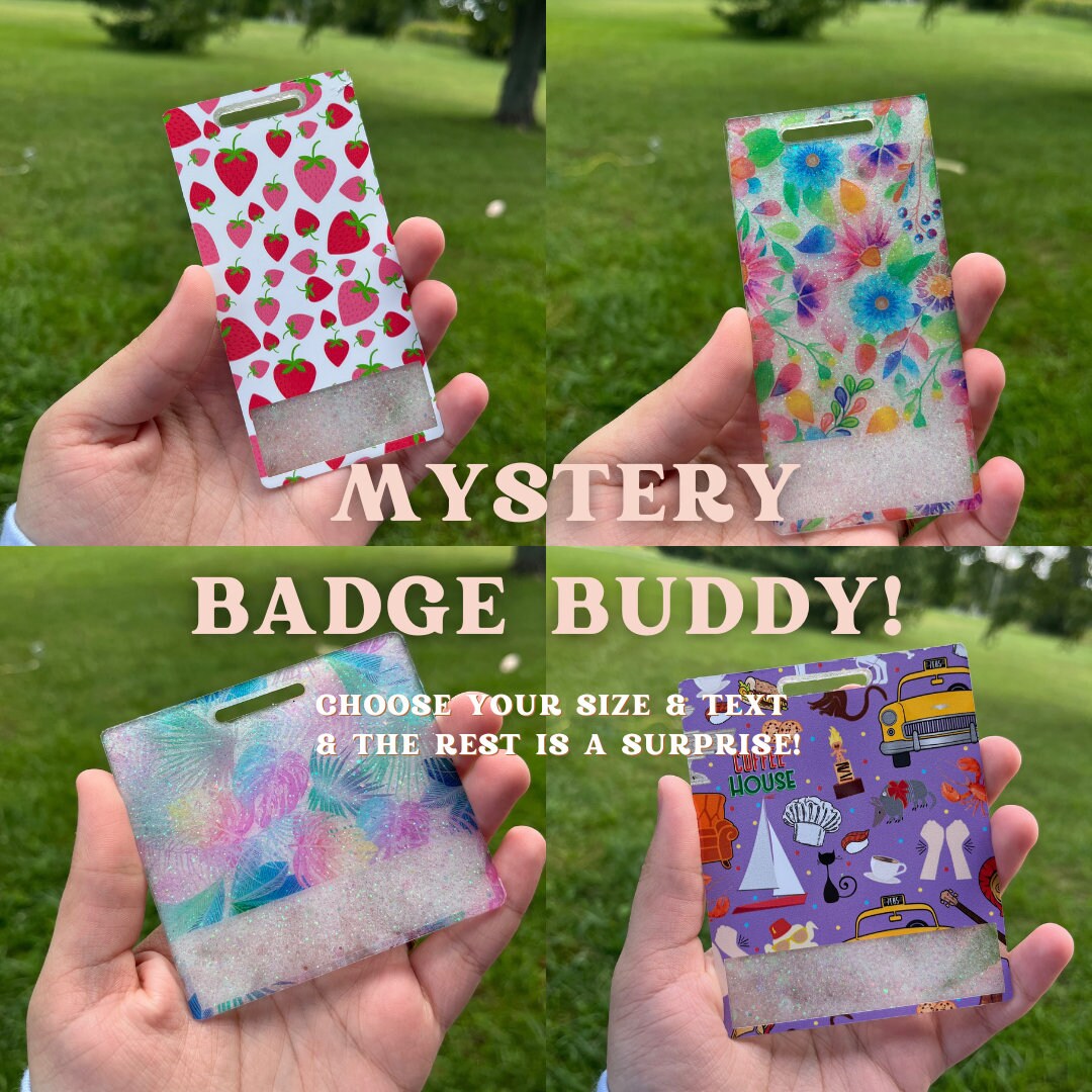 Mystery Badge Buddy Nurse Badge Teacher Badge Buddy Surprise Me ...