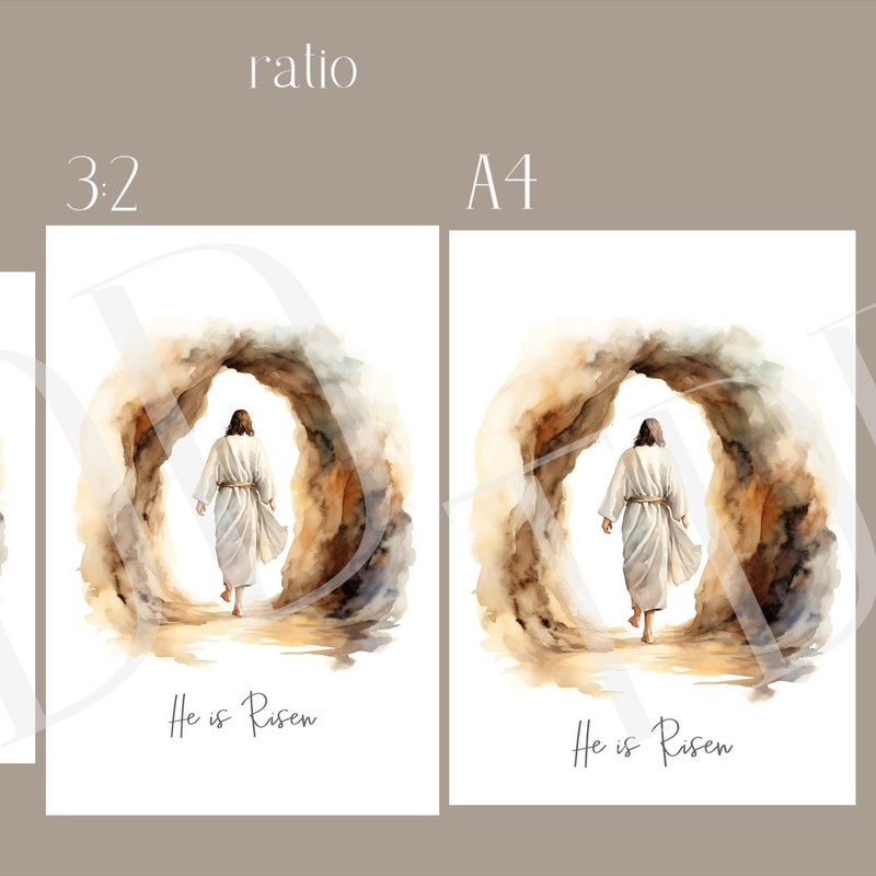 He is Risen Easter Banners - Etsy