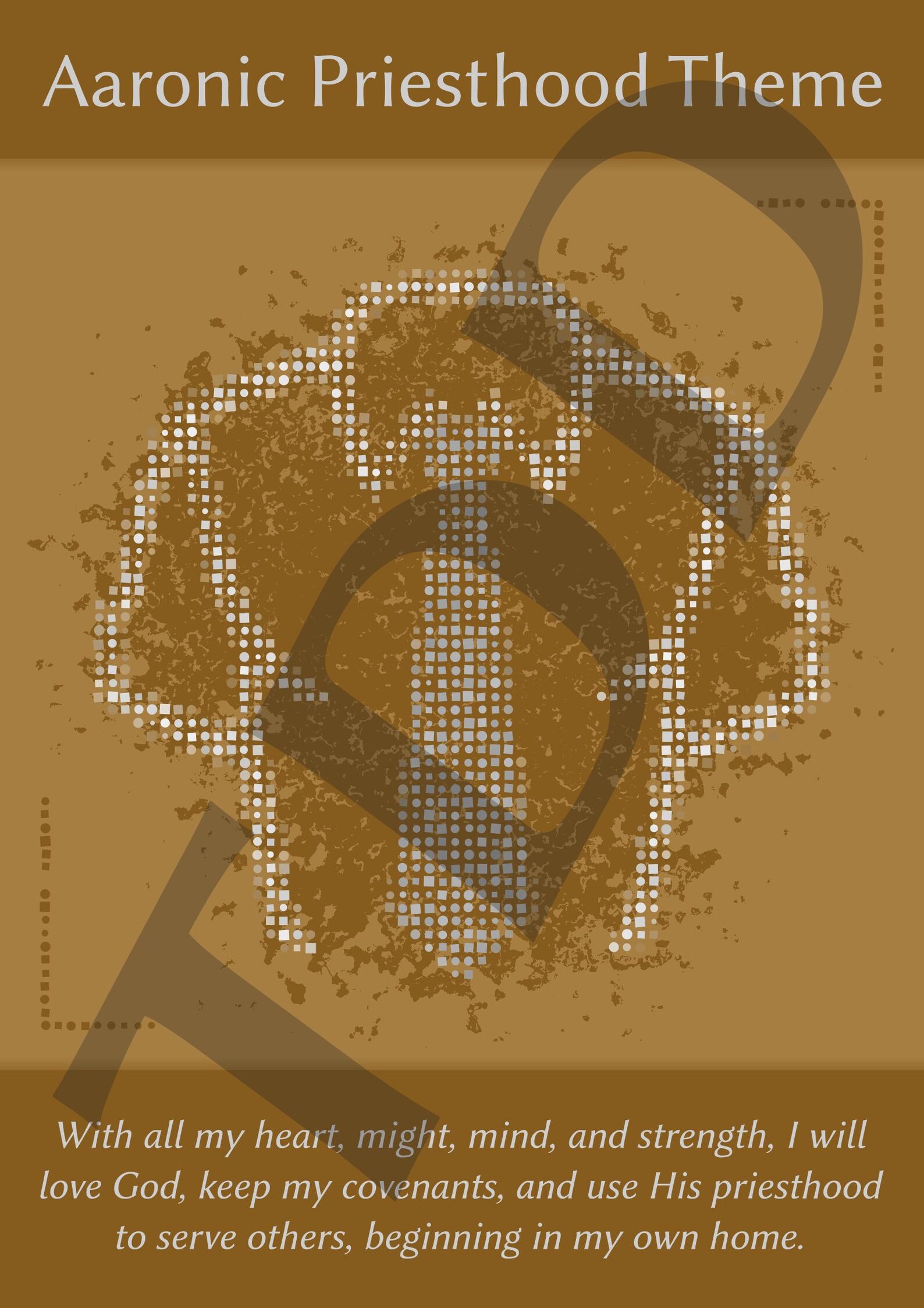 Digital Print: Minimalist Aaronic Priesthood Theme (young Mens ...
