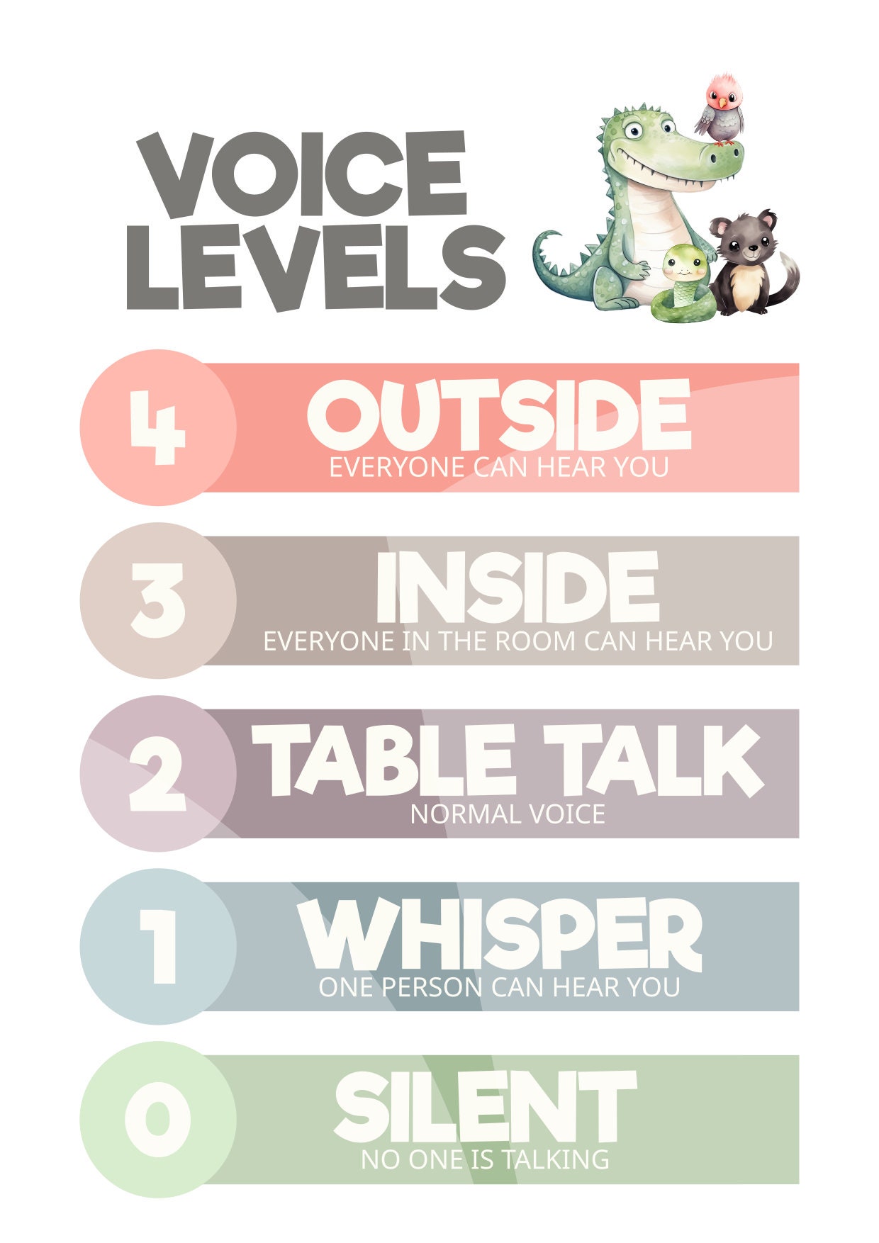 Digital Prints: Classroom Poster (aussie Animals) Set of 8 - Welcome ...