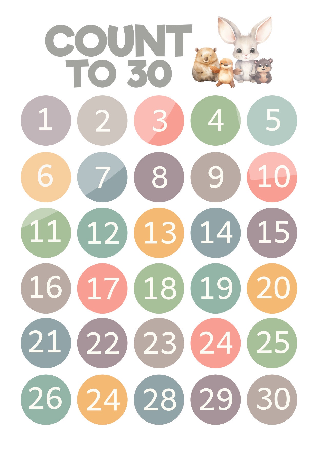 Digital Prints: Classroom Poster (aussie Animals) Set of 8 - Welcome ...