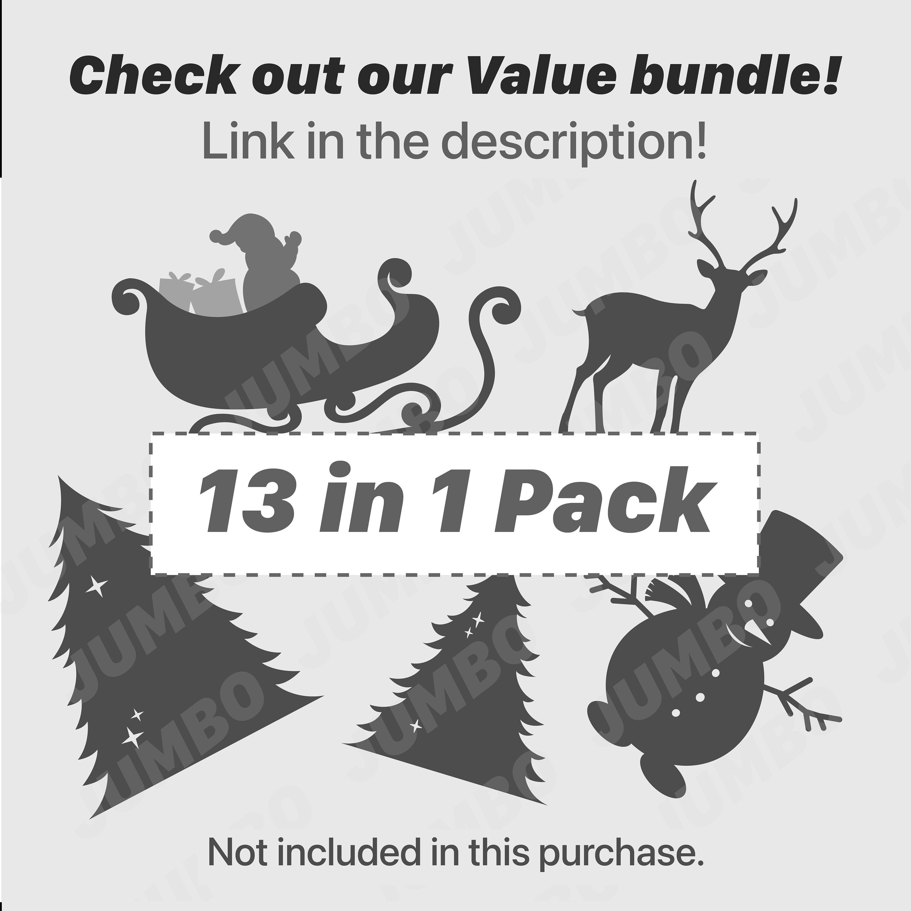 4 Ft Christmas Tree Printable Template for Home Decor, Print Trace and ...