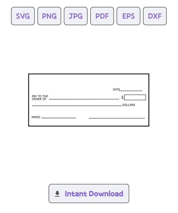 Check Silhouette SVG Check svg Check dxf Check eps Check - Etsy Österreich