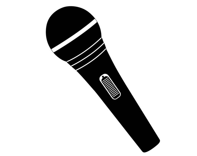 Boom Mic Svg, Boom Microphone Clipart, Studio Mic Png, Film Mic Dxf ...