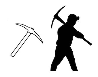 Miner SVG - Etsy