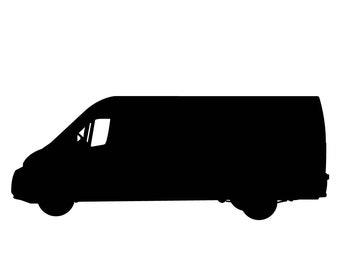 Van Outline SVG, Van SVG, Car Svg, Auto Svg, Vehicle, Van Clipart, Van ...