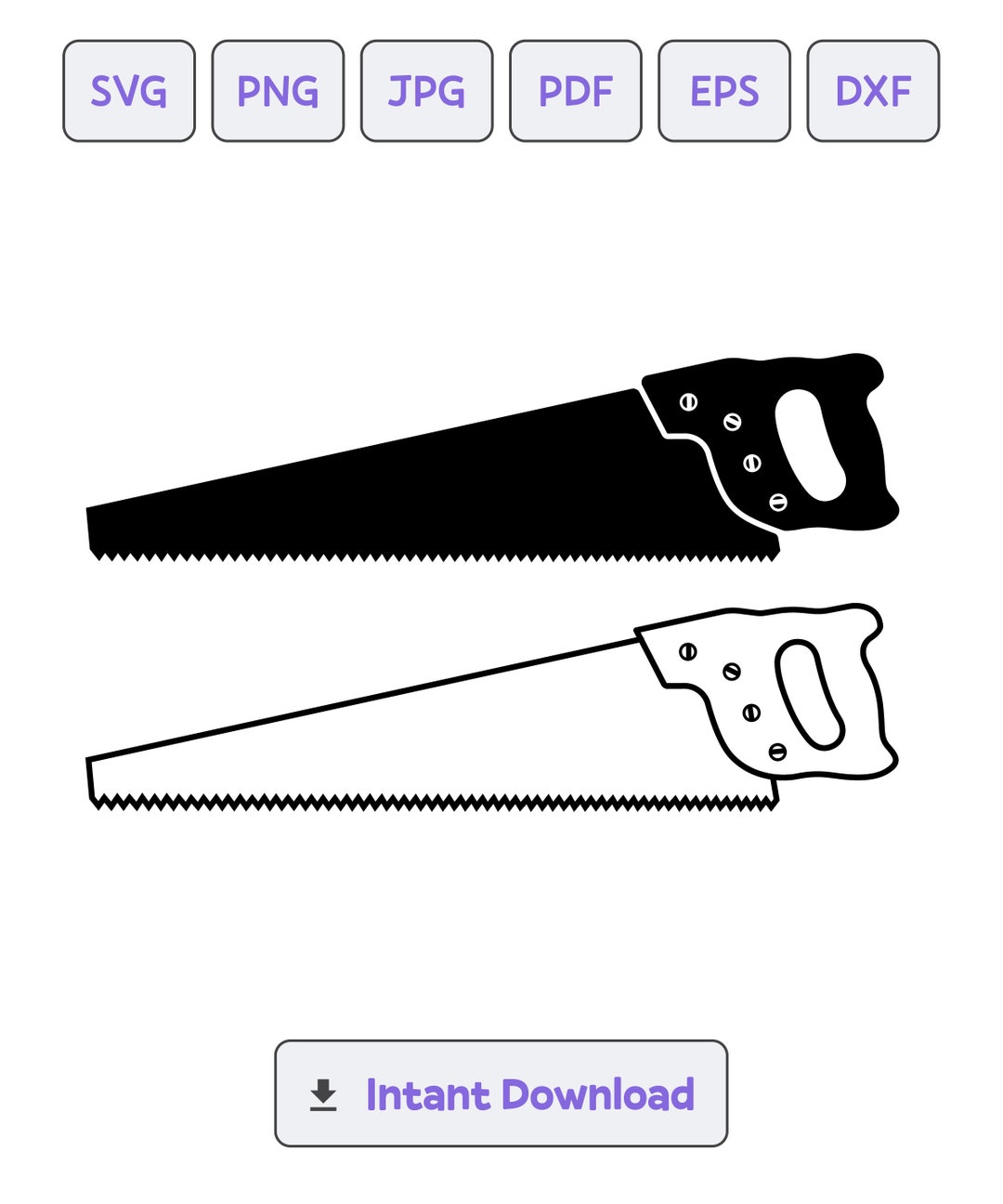Handsaw Svgfiles,handsaw Outline Svgfiles,handsaw Silhouette ...