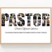 Pastor Photo Collage: Personalized Church Gift (digital Download) - Etsy