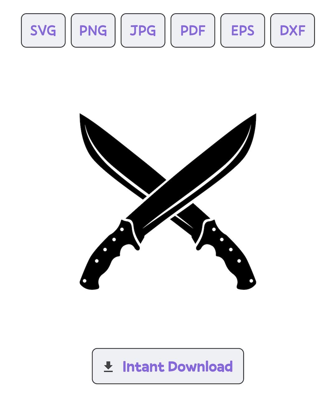 Machete Messer Logo SVG, Machete SVG, Machete Clipart, Schwert SVG ...