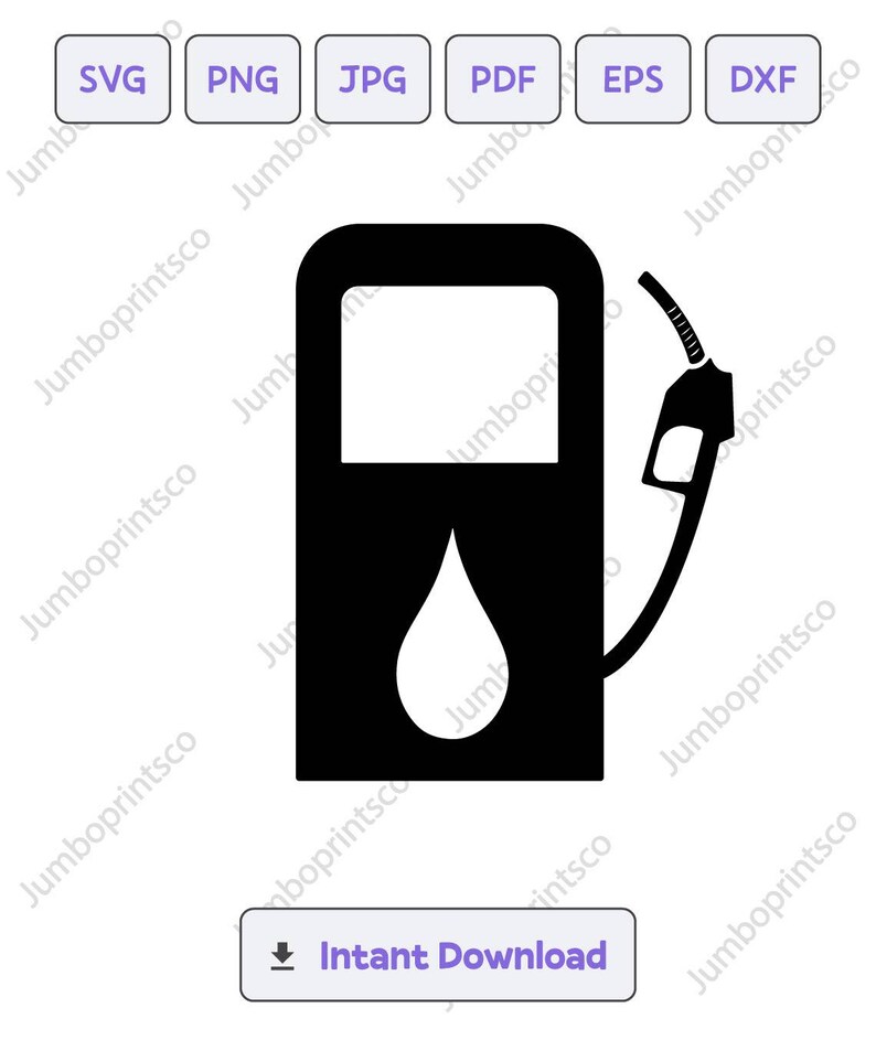 Gas Station Logo Silhouette, SVG, DXF, and PNG, Gas Gauge | Petrol ...