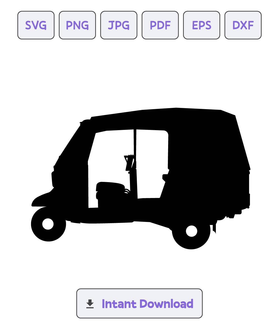Auto Rickshaw Clipart