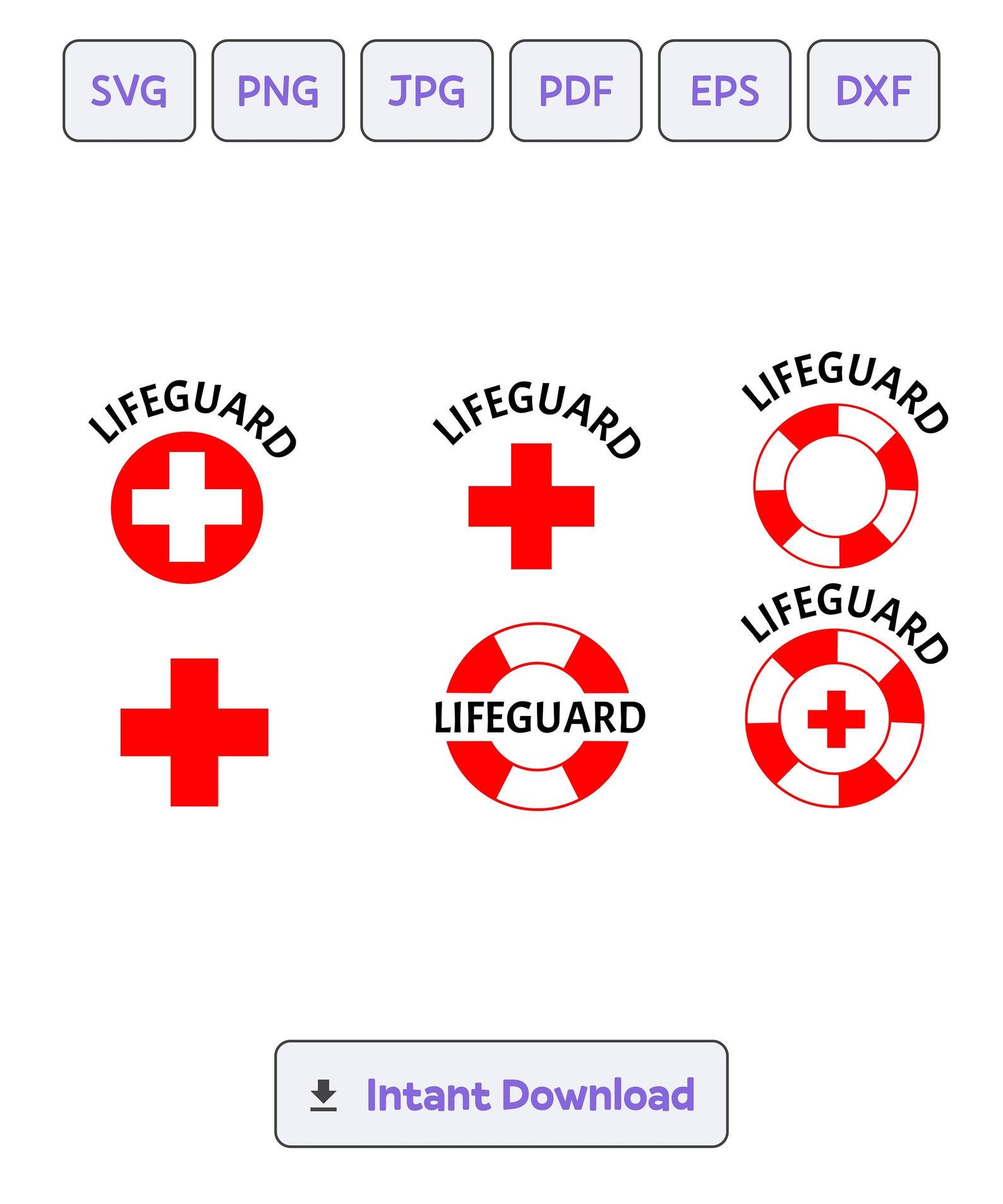 Lifeguard Silhouette SVG, Svg, Dxf, Lifeguard Eps, Lifeguard Cricut ...