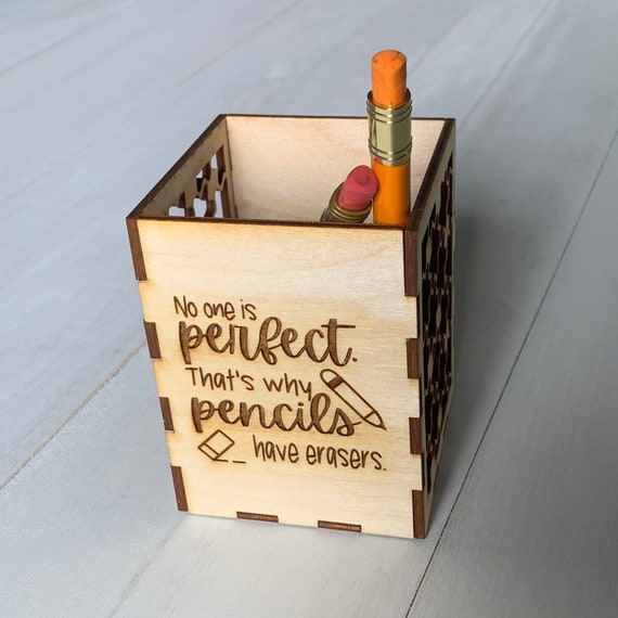 No One is Perfect That's Why Pencils Have Erasers SVG File | Etsy