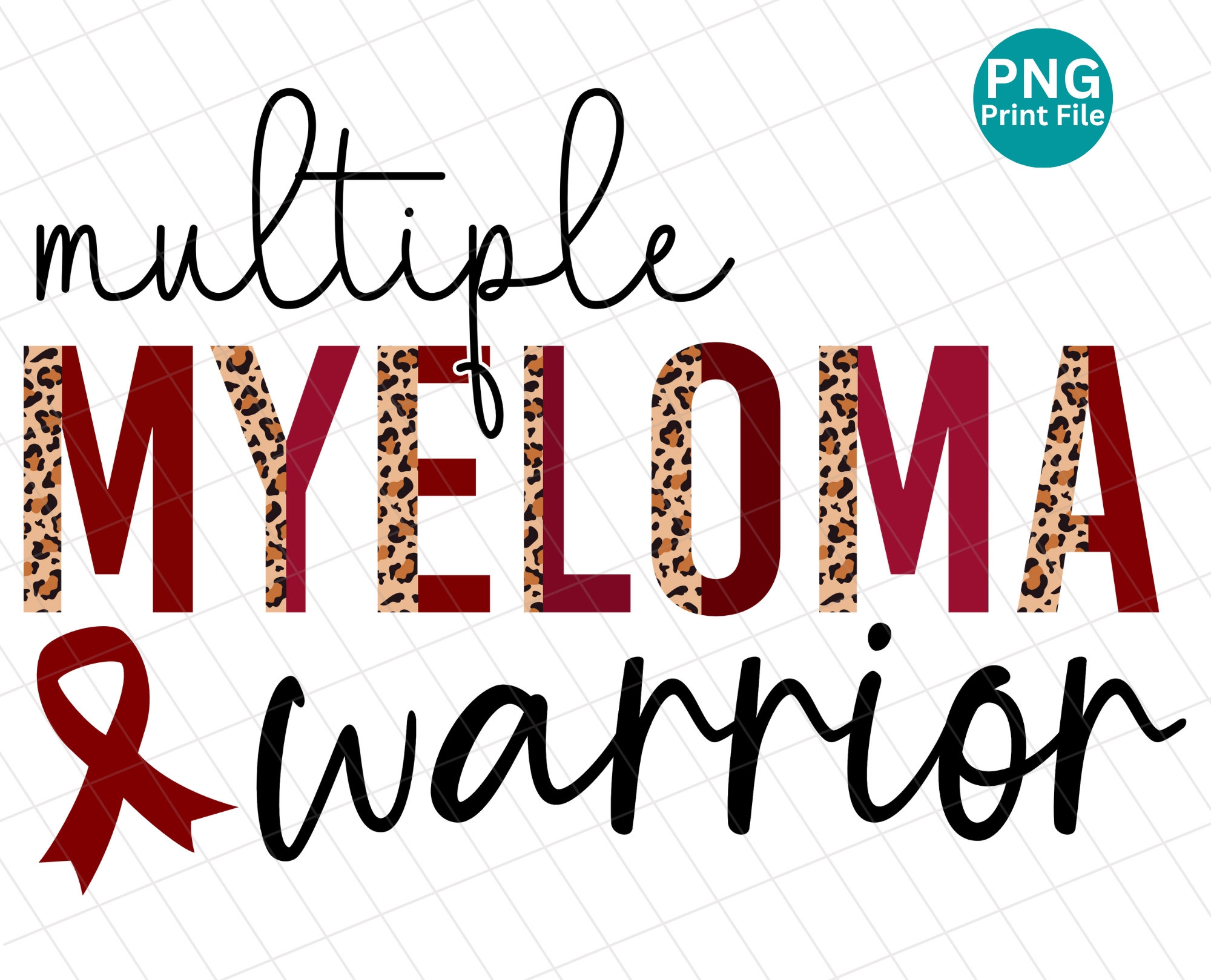 Multiple Myeloma Warrior PNG Multiple Myeloma Awareness - Etsy