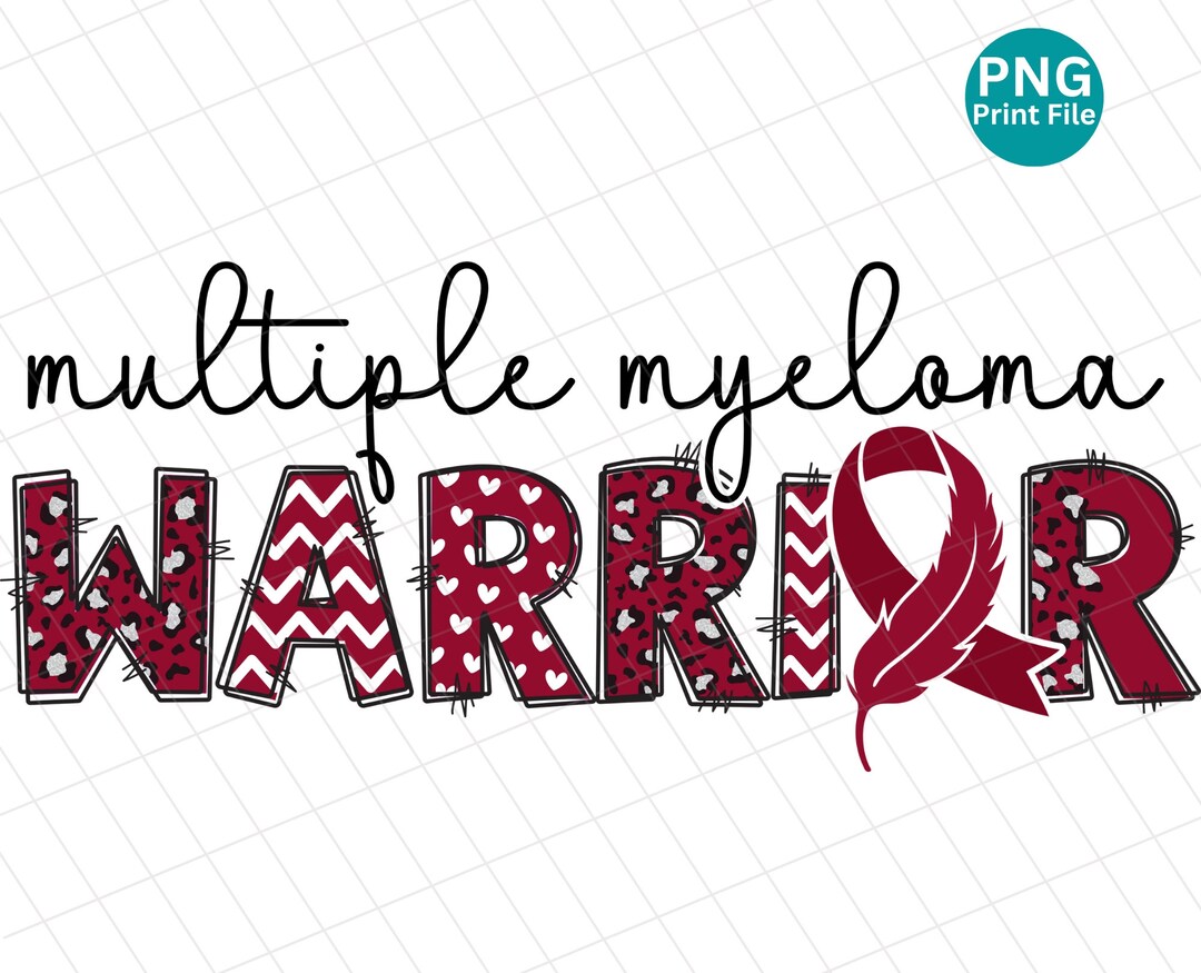 Multiple Myeloma Warrior PNG, Multiple Myeloma Awareness Leopard PNG ...