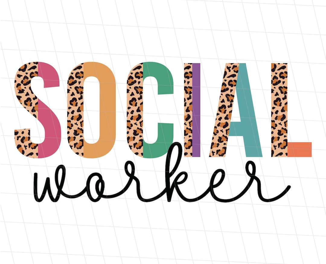 Social Worker PNG, Social Worker Design, Social Worker Leopard ...