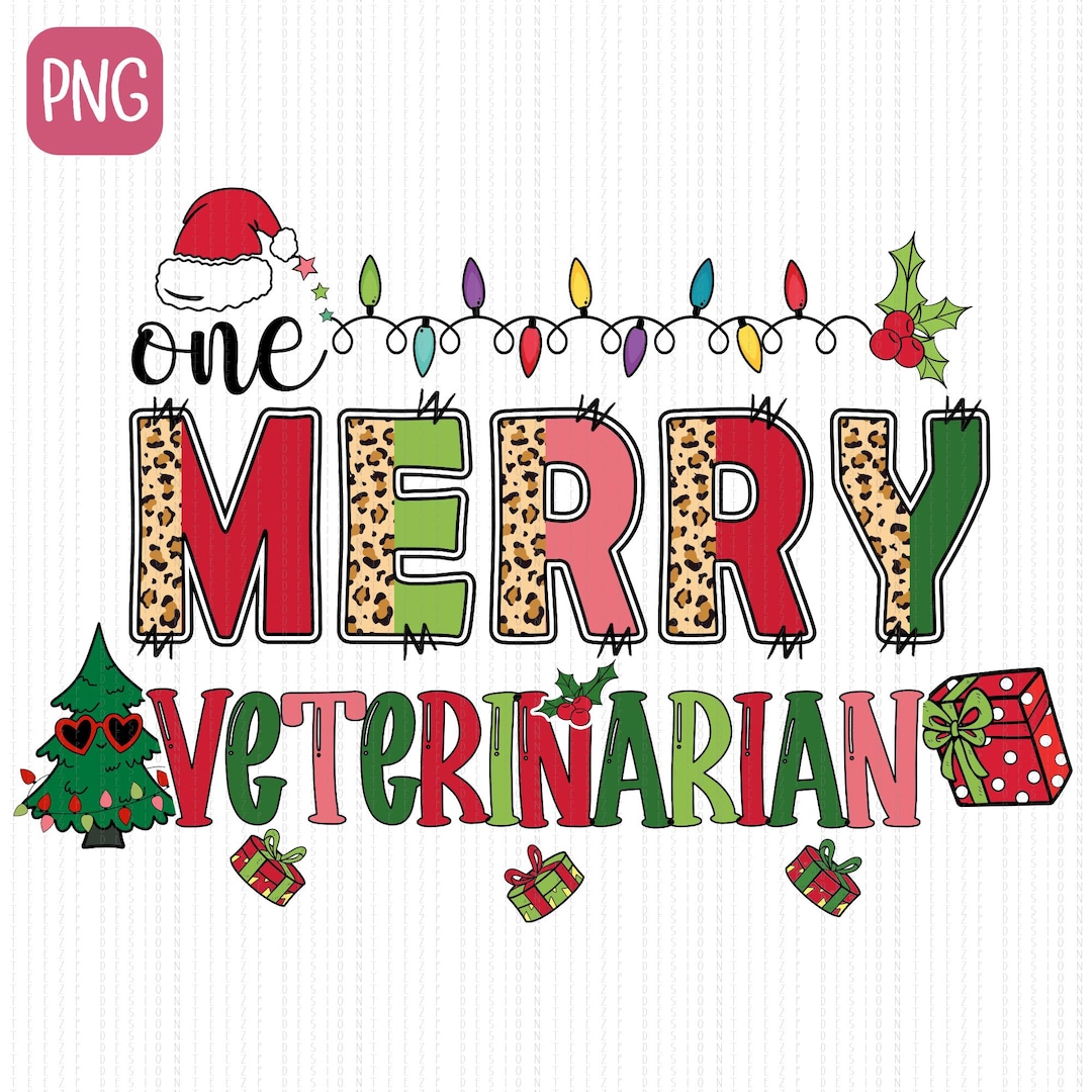 Santa's Favorite Veterinarian PNG, Christmas Sublimation Design, Vet ...