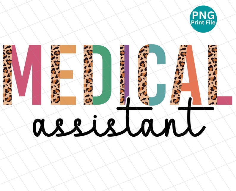 Medical Assistant Leopard PNG Leopard Medical Sublimation - Etsy