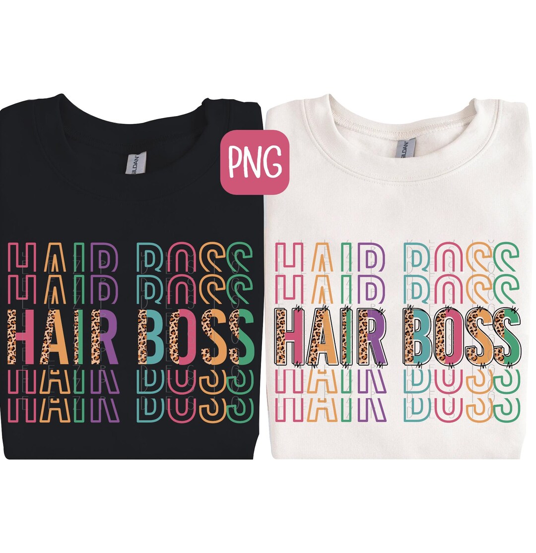 Hair Boss Doodle Letter PNG, Hair Boss Instant Download, Hair Boss ...