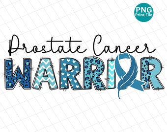 Prostate Cancer Warrior Png - Etsy