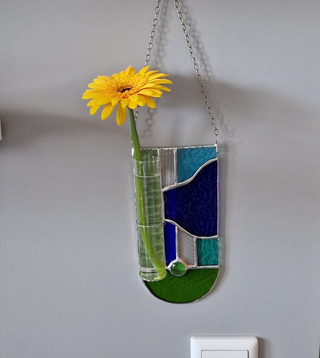 Modern Glass Picture With Flower Vase test Tube, Creative Flower Vase ...