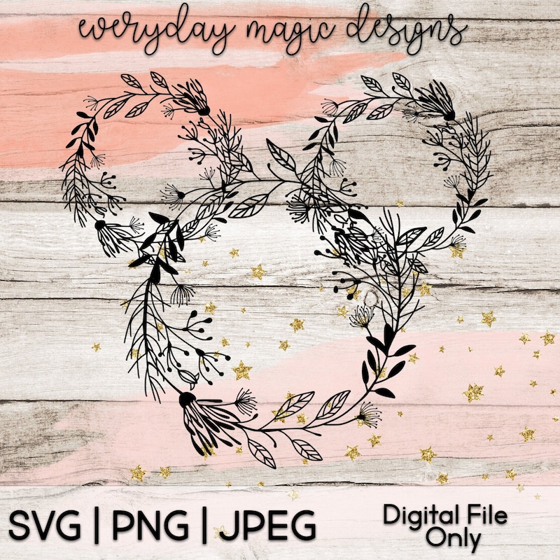 Mickey Ears Svg - Etsy