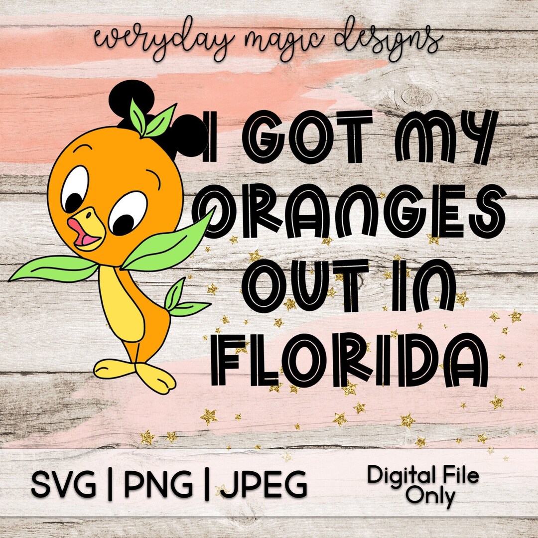 Orangebird SVG | Orange SVG | Disney Svg | Florida Svg | Instant ...