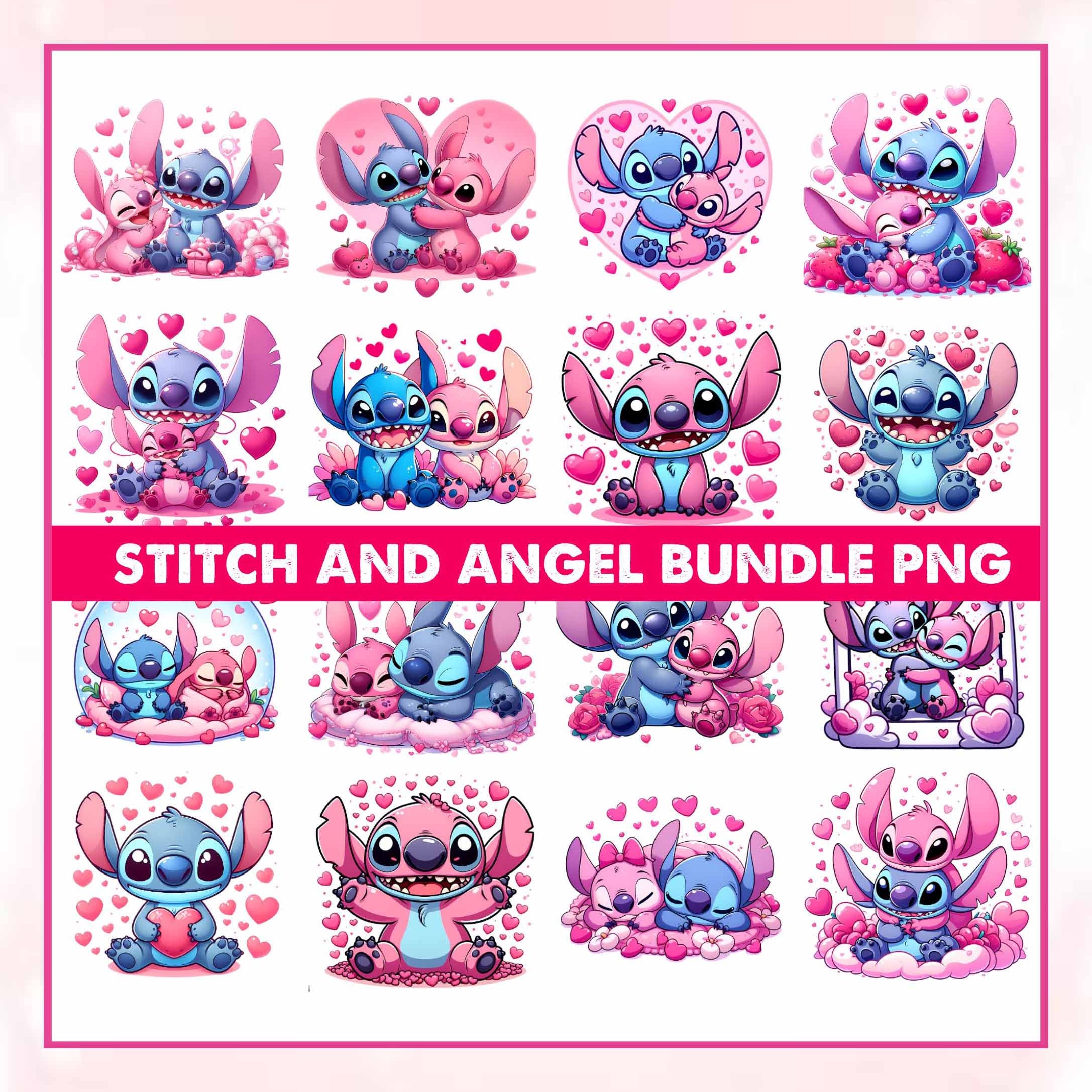 Stitch in Love Svg Stitch Cupid Svg Heart Svg Vday Svg - Etsy