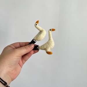 Goose Air Vent Clip Needle Felted Farm Animals Car Freshies Farmcore ...
