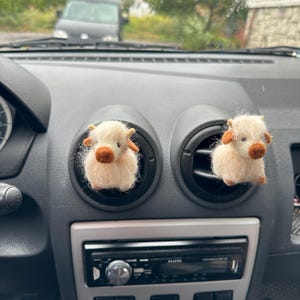 Farm Animal Car Decor Country Girl Car Accessories Cow Lover Gift ...