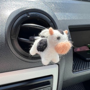Car Accessories for Women Cow Lover Gift Farm Animal Car Freshener Cows ...