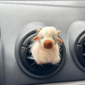 Scottish Highland Cows Air Vent Clip Cowgirl Car Accessories Cow Lover ...