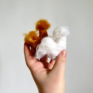 Handmade Wool Silkie Chicken Car Air Vent Clip: Farm Animal Car Decor ...