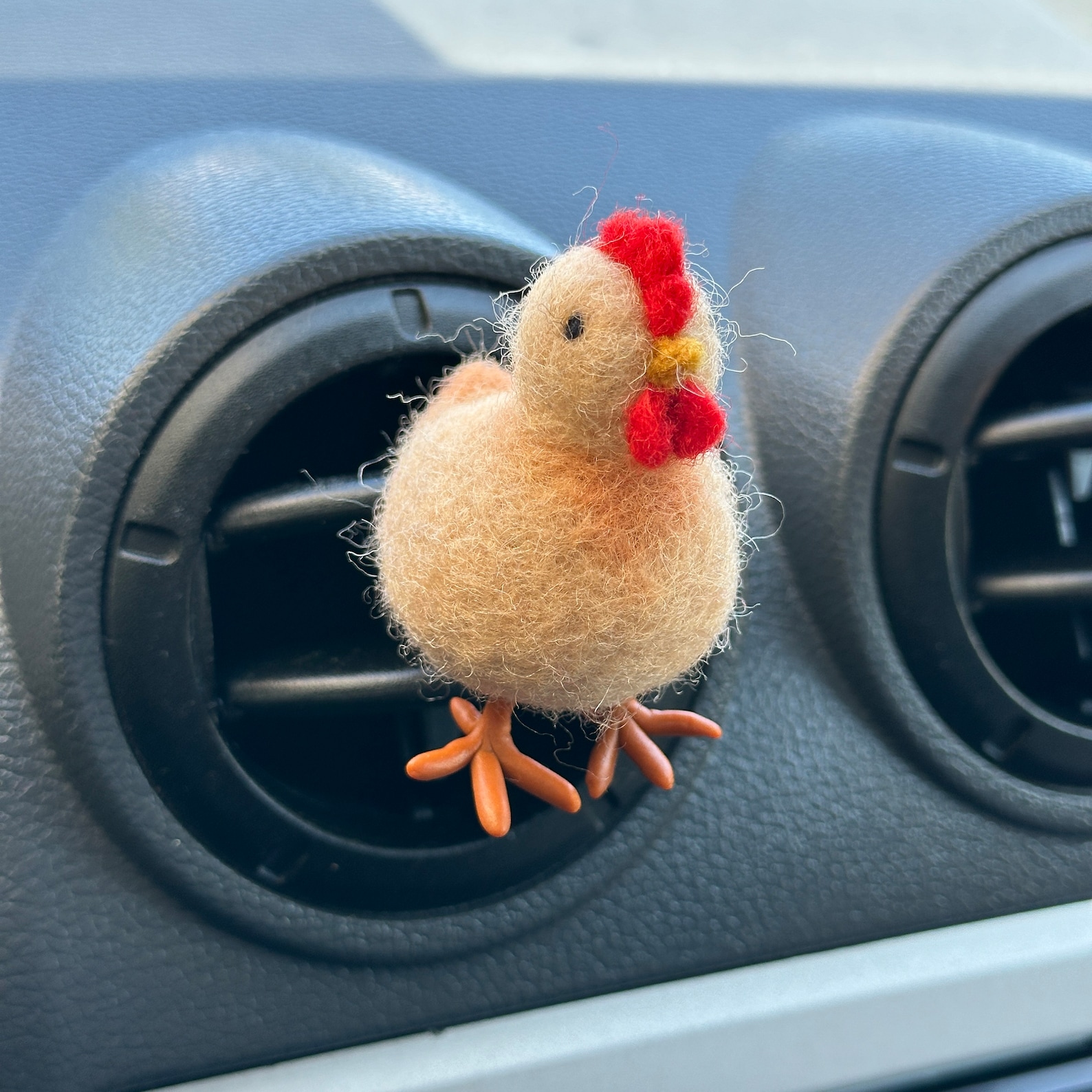 Handmade Wool Chicken Car Vent Clip: Farm Animal Car Accessory - Etsy
