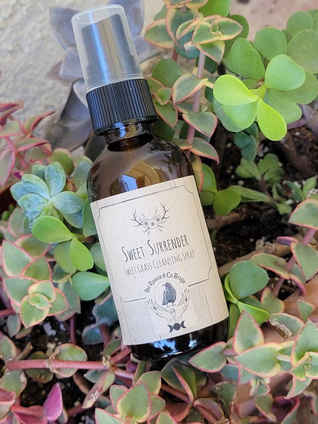 Sweet Surrender Sweetgrass Spray With Palo Santo, Lemongrass and Van ...