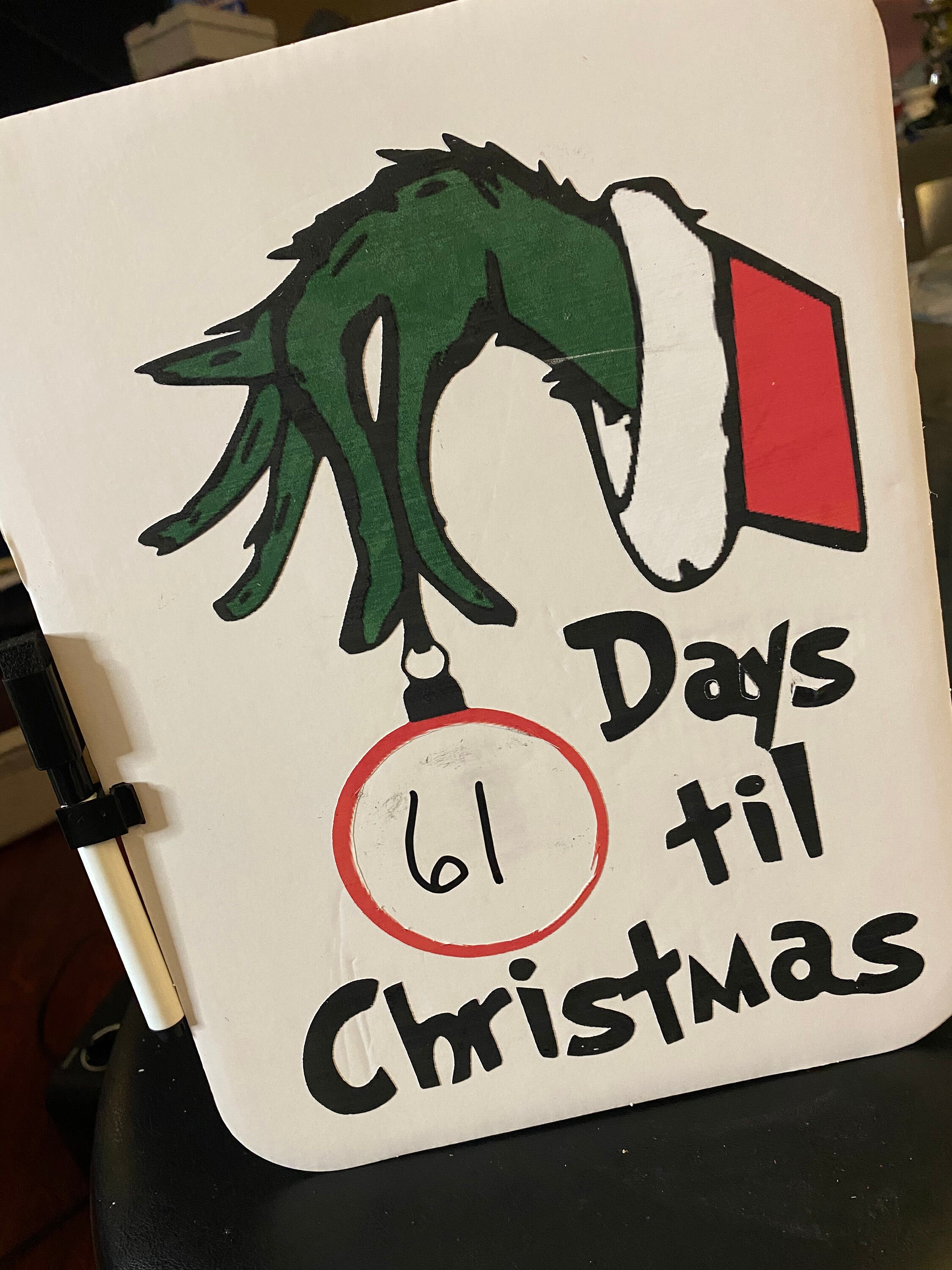 Christmas Countdown Board - Etsy