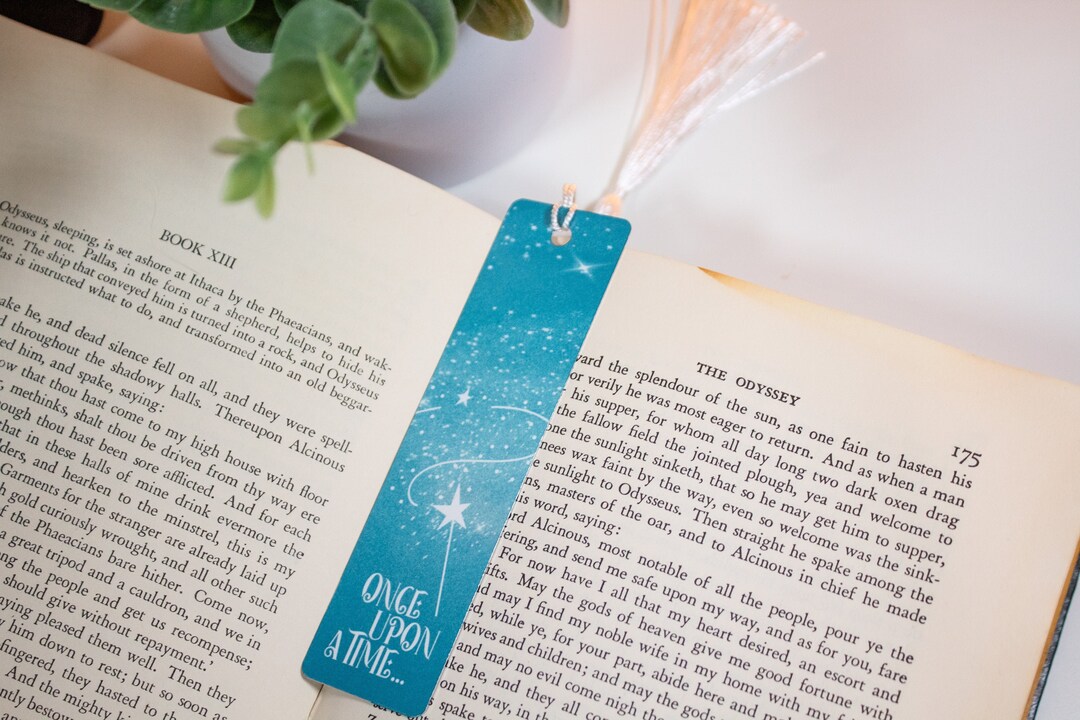 Enchanting 'once Upon A Time' Stainless Steel Bookmark - Perfect Gift ...
