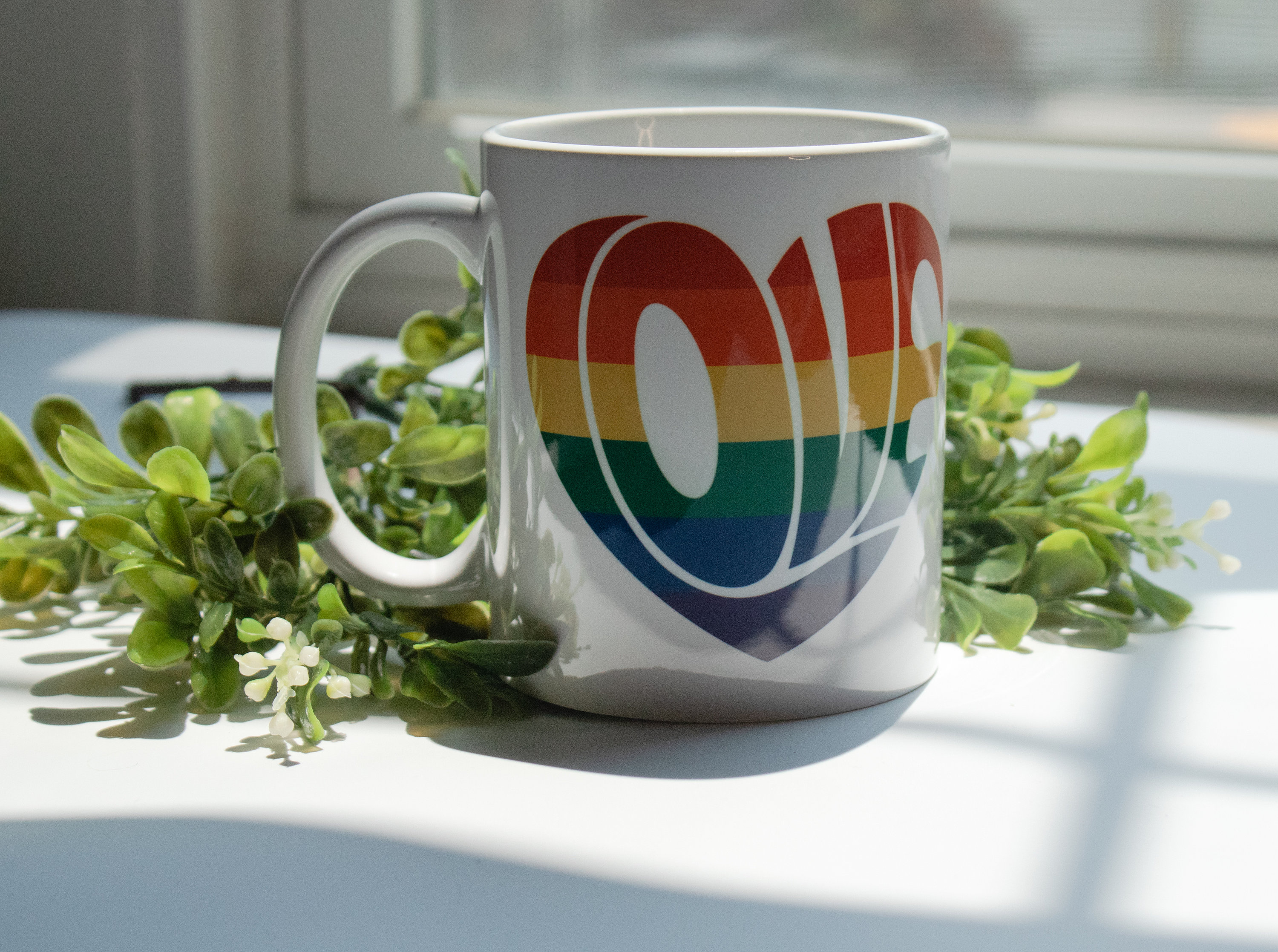 Rainbow LGBTQ Pride Coffee Mug Handmade Gift Dishwasher - Etsy