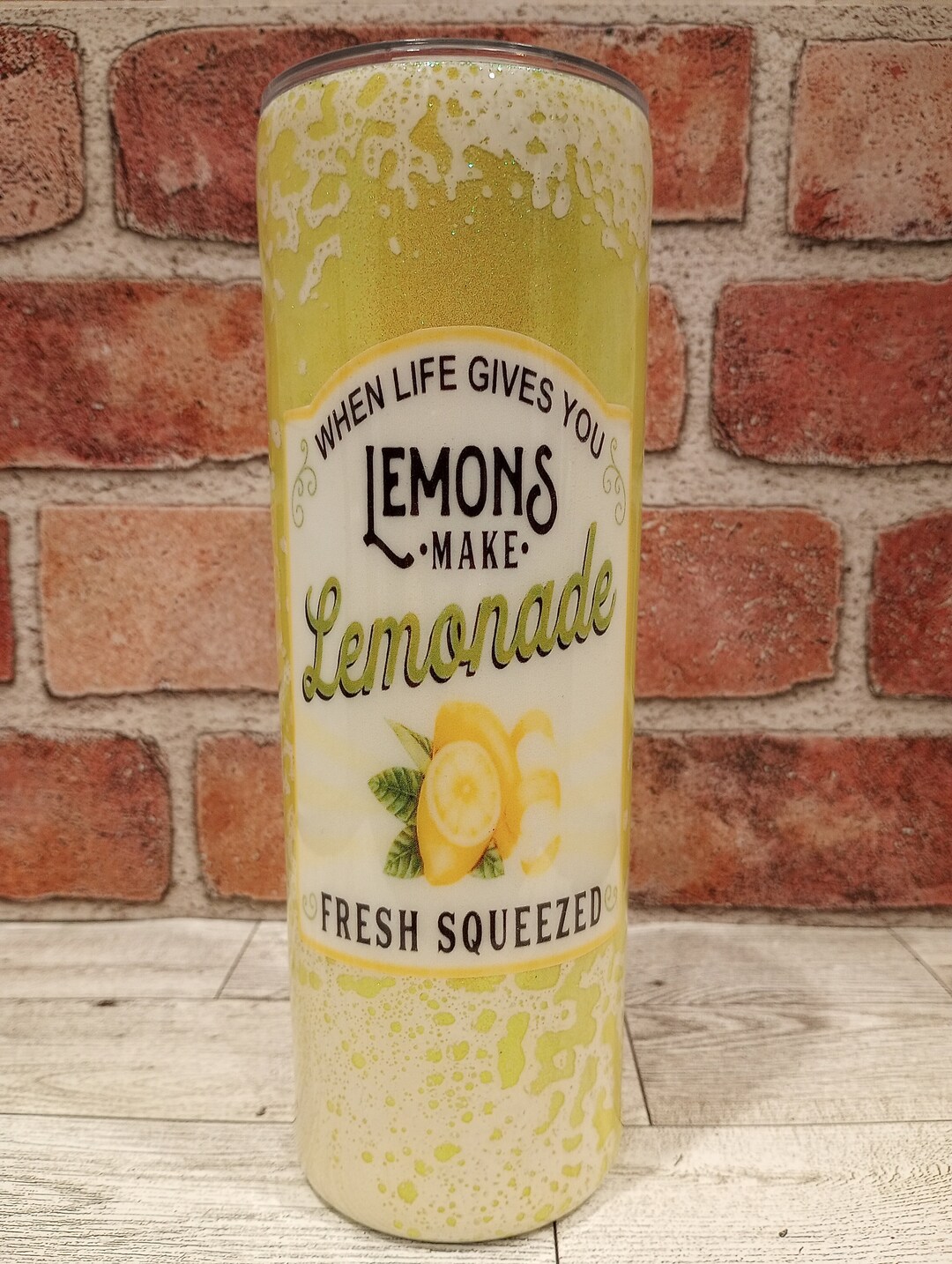 Lemonade Tumbler Lemonade Lemons Lemonade Glitter Tumbler - Etsy