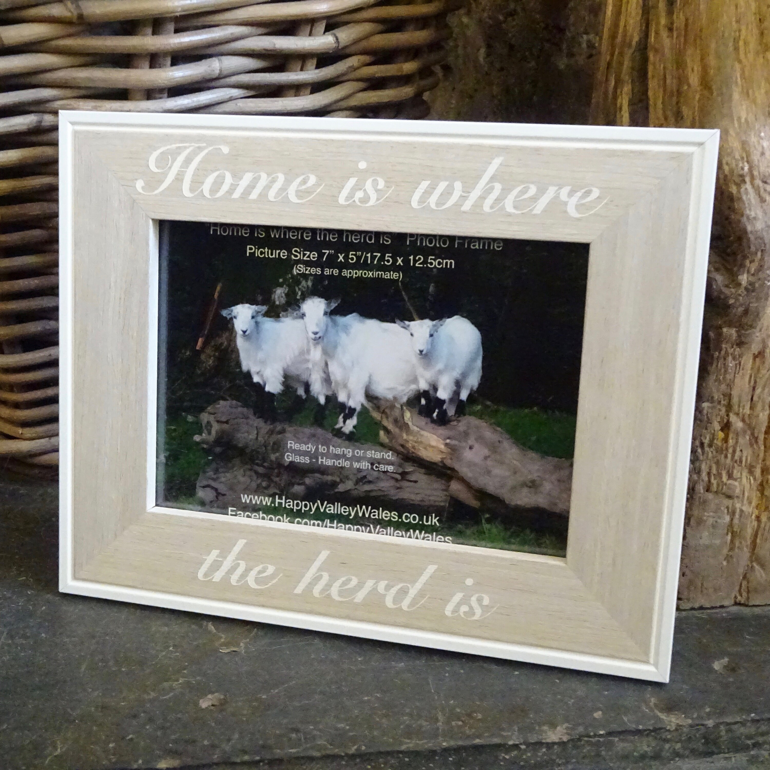Photo Frame - Goat - Cow - Gift for a Goat Lover - Gift for a Farmer ...