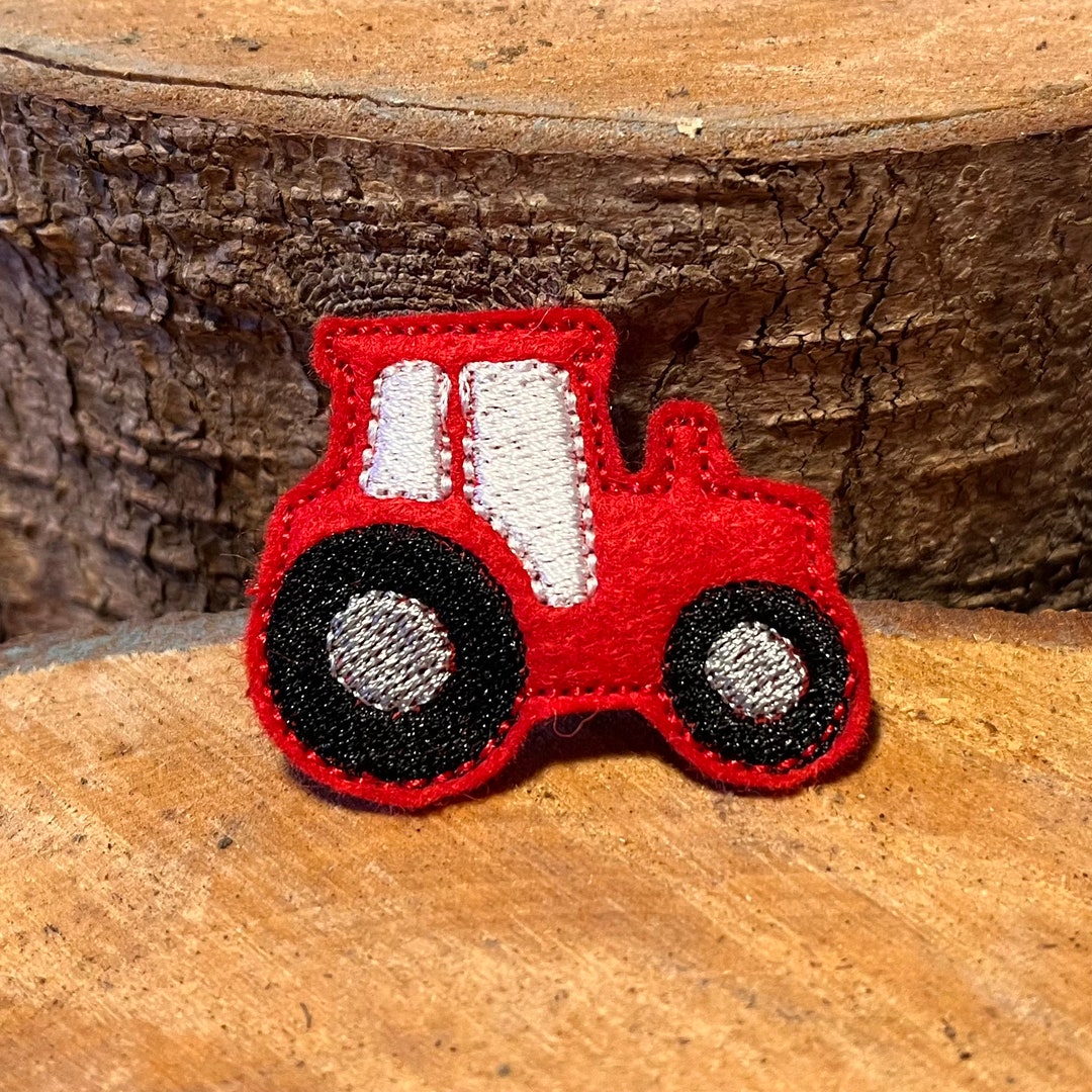 Tractor Hair Clip - Farm Kid - Girl Present - Boy Gift - Felt - John ...