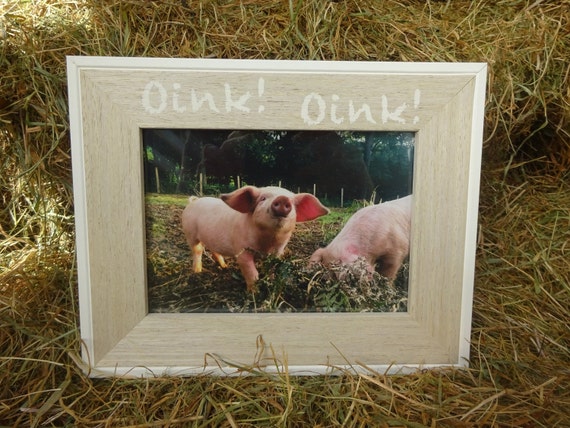 Photo Frame Pig Piglet Gift for a Pig Lover Gift for a - Etsy