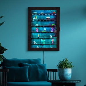 Led Display Case,led Display Shelf,led Display Box,wood Display Case ...