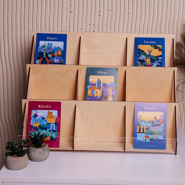 Postcard Display - Etsy