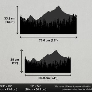 Led Mountain Wall Art, Mountain Night Light, Forest Wall Art, Mountains ...